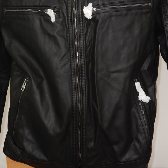 Goodfellow & Co | Jackets & Coats | Goodfellow Co Black Faux Leather ...